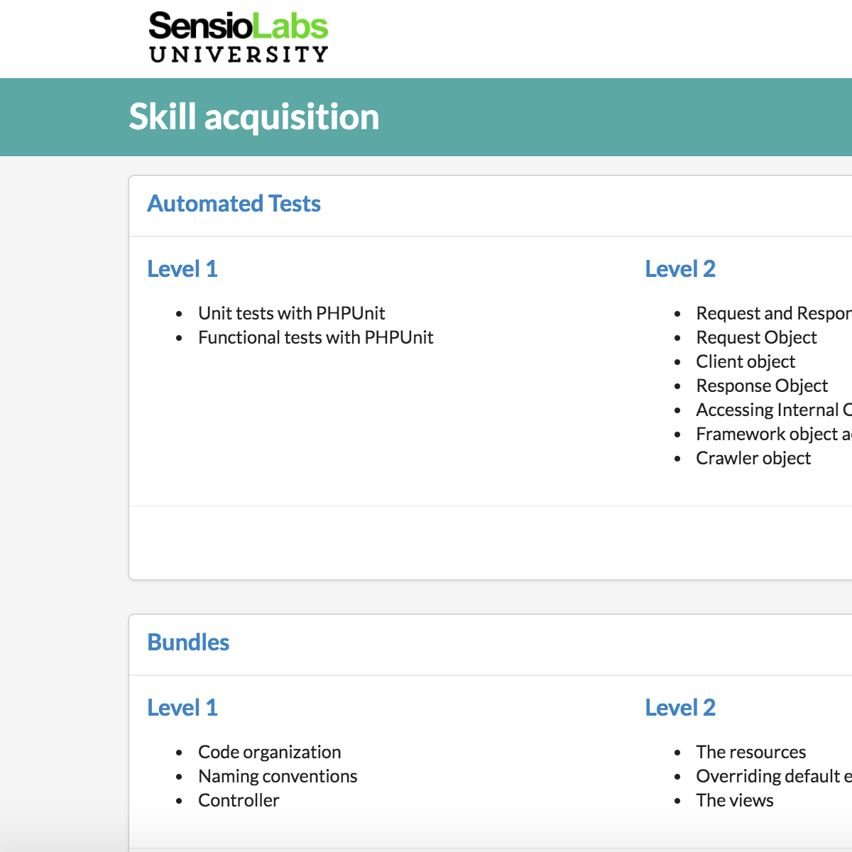 SensioLabs University